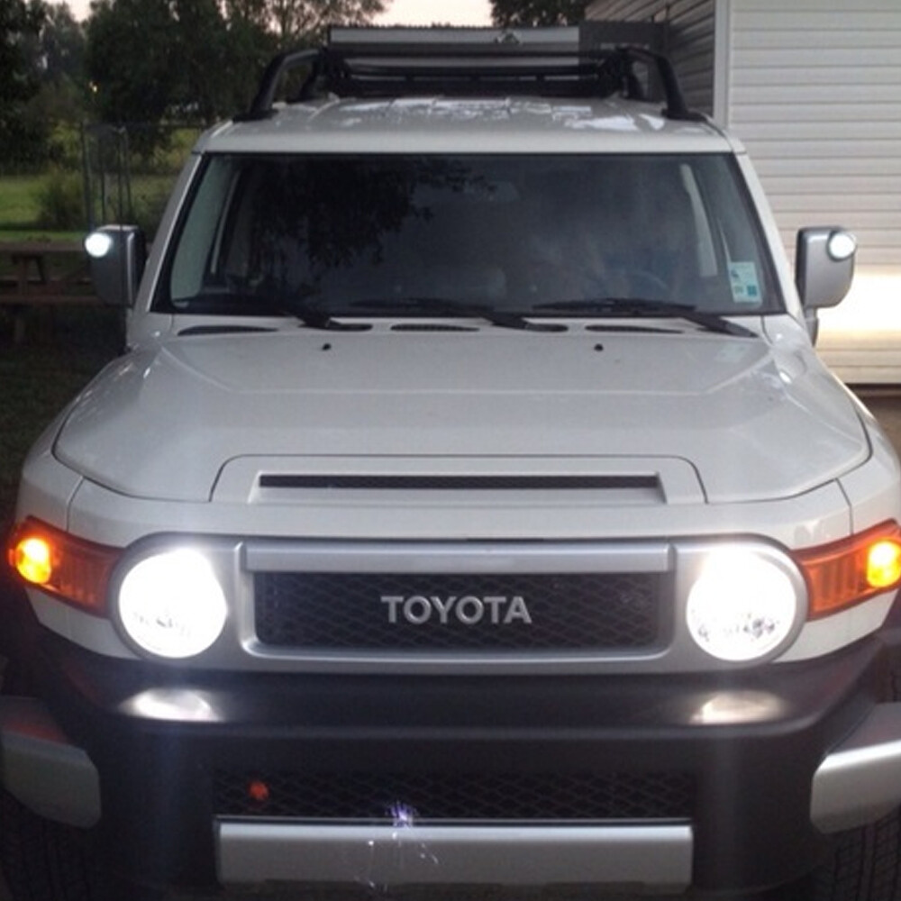 Bright White LED Side Mirror Marker Puddle Spot Light Bulb For Toyota ...