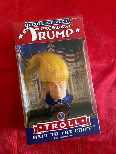 Collectible Trump Troll Doll - Hair to the chief, NIB, Sealed | eBay