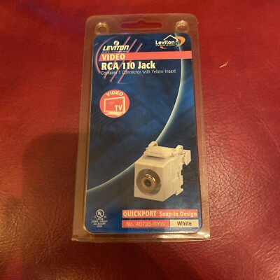 RCA 110 Jack Yellow Insert | eBay