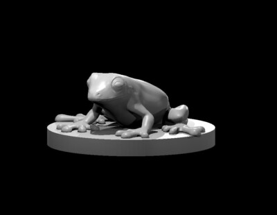 Giant Frog Monster Manual 28mm Scale DND D&D Tabletop Mini | eBay