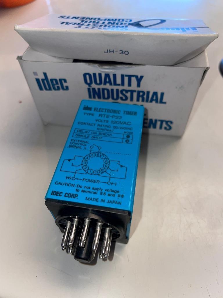 IDEC Time Delay Relay 120VAC RTE-P22 Brand New | eBay