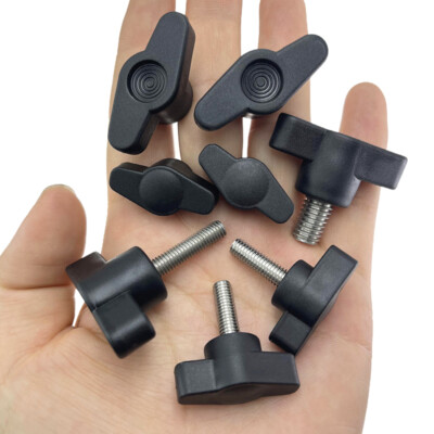 Wings Knob Male M4 M5 M6 M8 Clamping Thumb Screw Wing Nut Drill Router ...