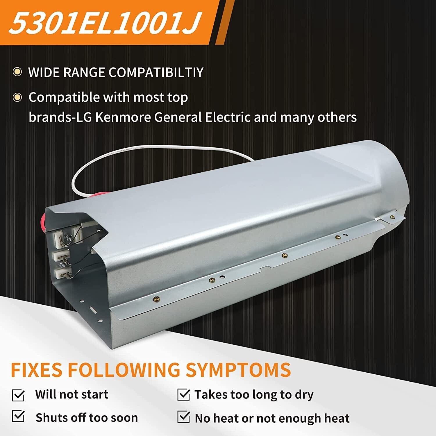 5301EL1001J 5301EL1001A For LG Dryer Heating Element Assembly ...