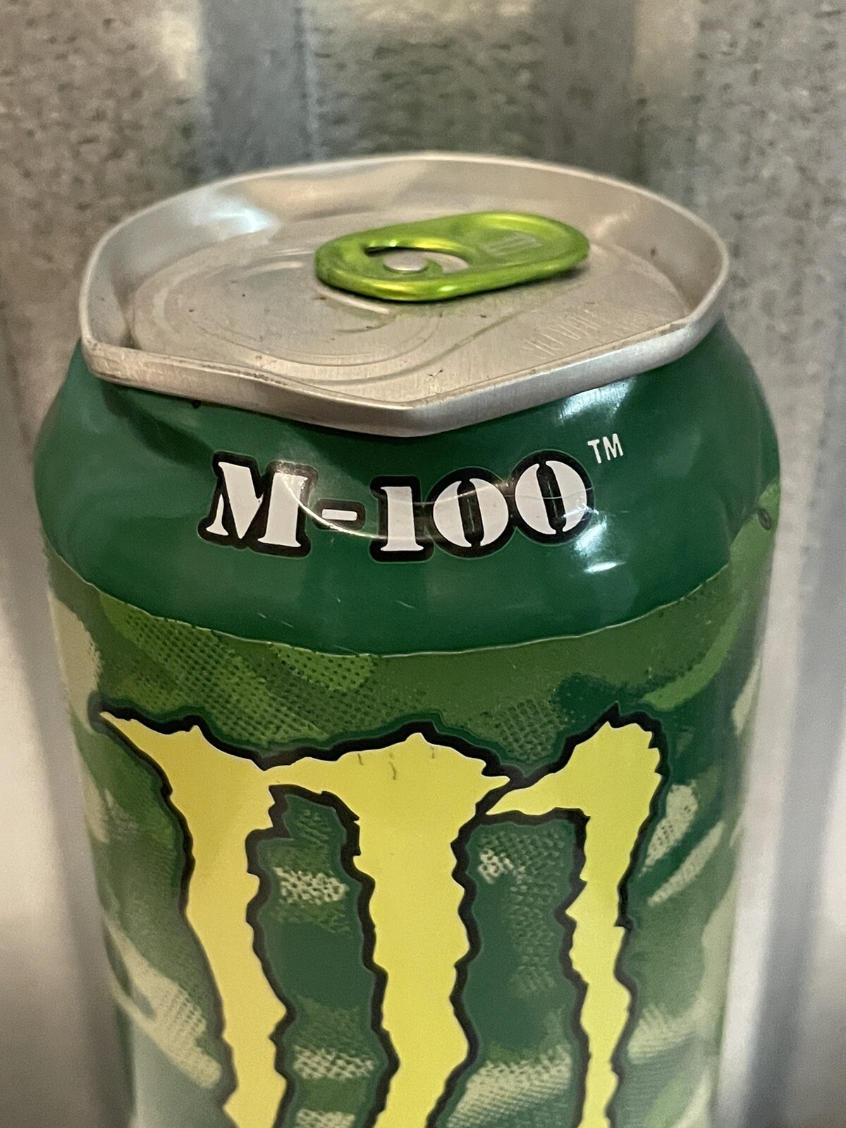 Monster Energy M-100 Ghost Top Lip Dented Full Can FLAWS** | eBay
