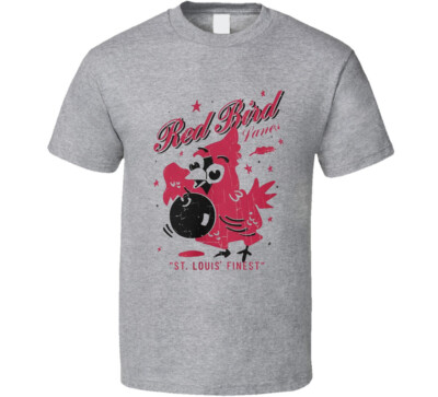 Red Bird Lanes Bowling St. Louis T Shirt | eBay