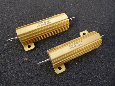 Lot 2 - Vishay Dale 0.15 Ohm 50W 1% Resistor RH-50 Aluminum Housed ...