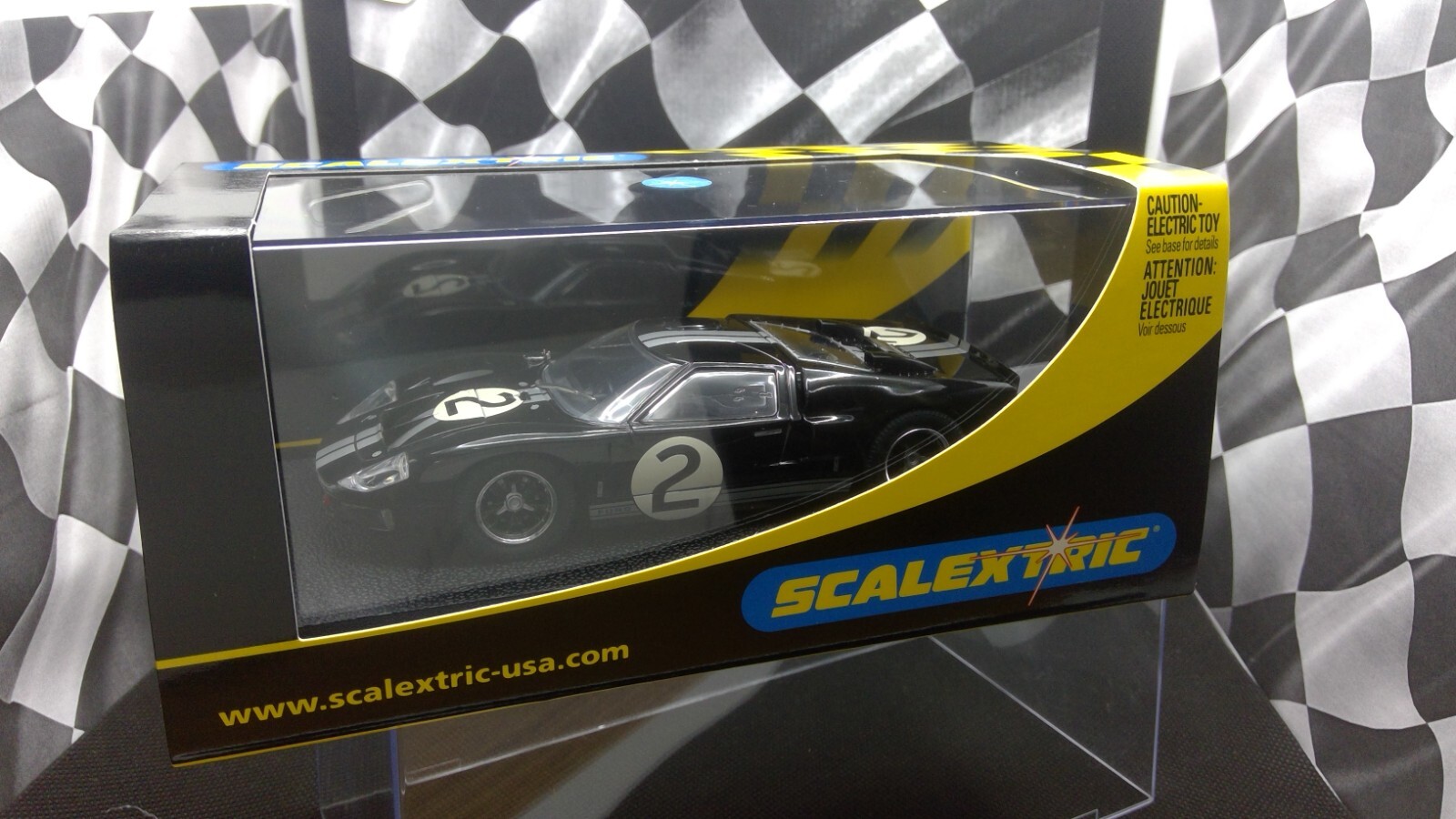SCALEXTRIC 1/32 SLOT CAR C2463 FORD GT40 MKII 1966 LEMANS "NO 2" NIB | eBay