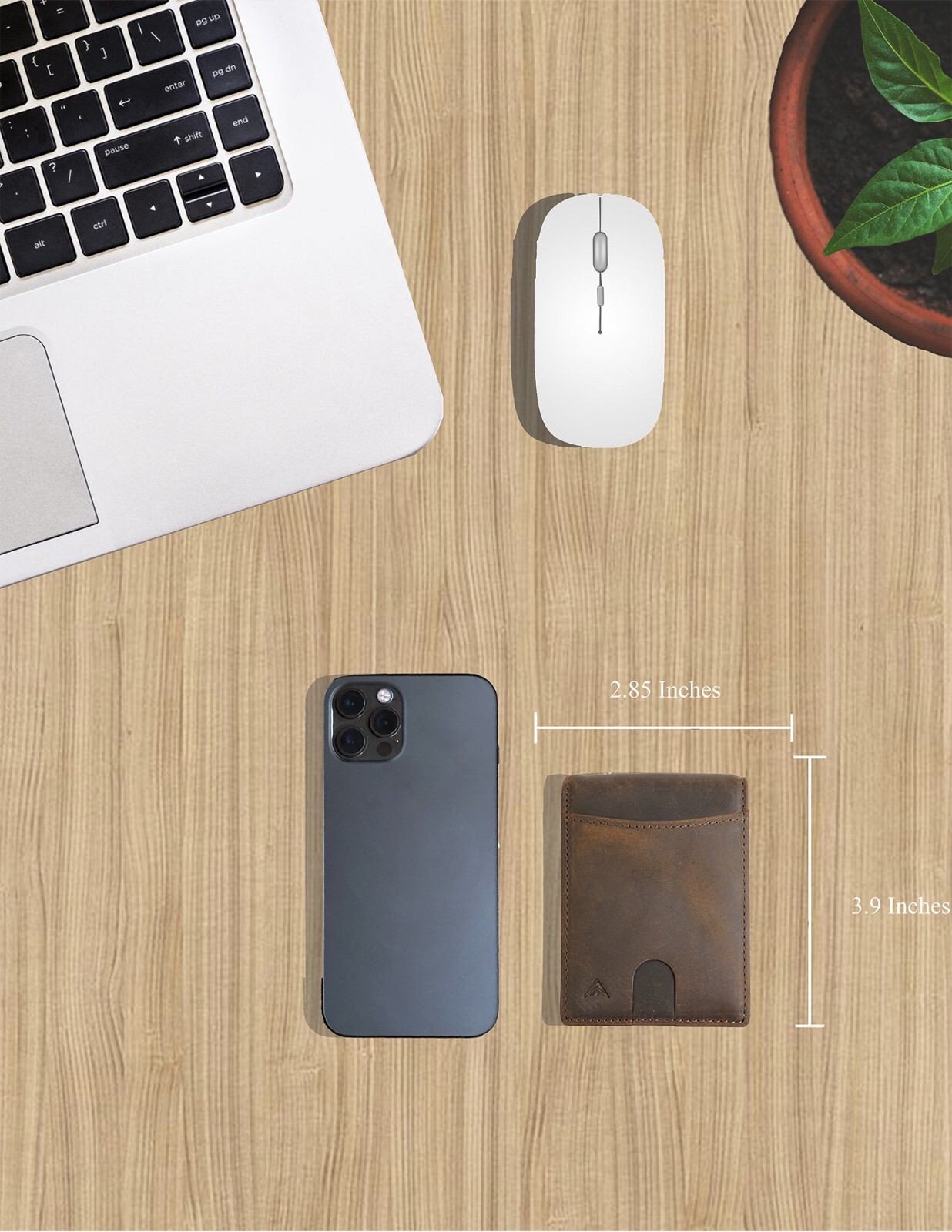 Genuine Leather Wallet For Men, Bifold Mens Wallet Slim Minimalist RFID ...