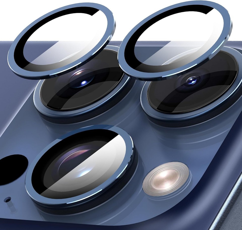 For iPhone 17 E /16 E 15/14/13 Tempered Glass Camera Lens Protector ...