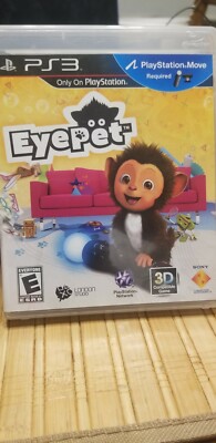 EyePet Move Game 3D Compatible Sony PlayStation 3 PS3 Rated E ...