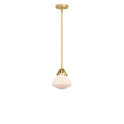 Innovations Nouveau 2 Olean 1 Light LED Mini Pendant, GD/FR - 288-1S-SG ...