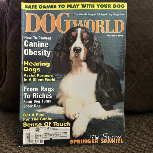 Dog World Magazine October 1998 hearing dogs, & the Springer Spaniel | eBay