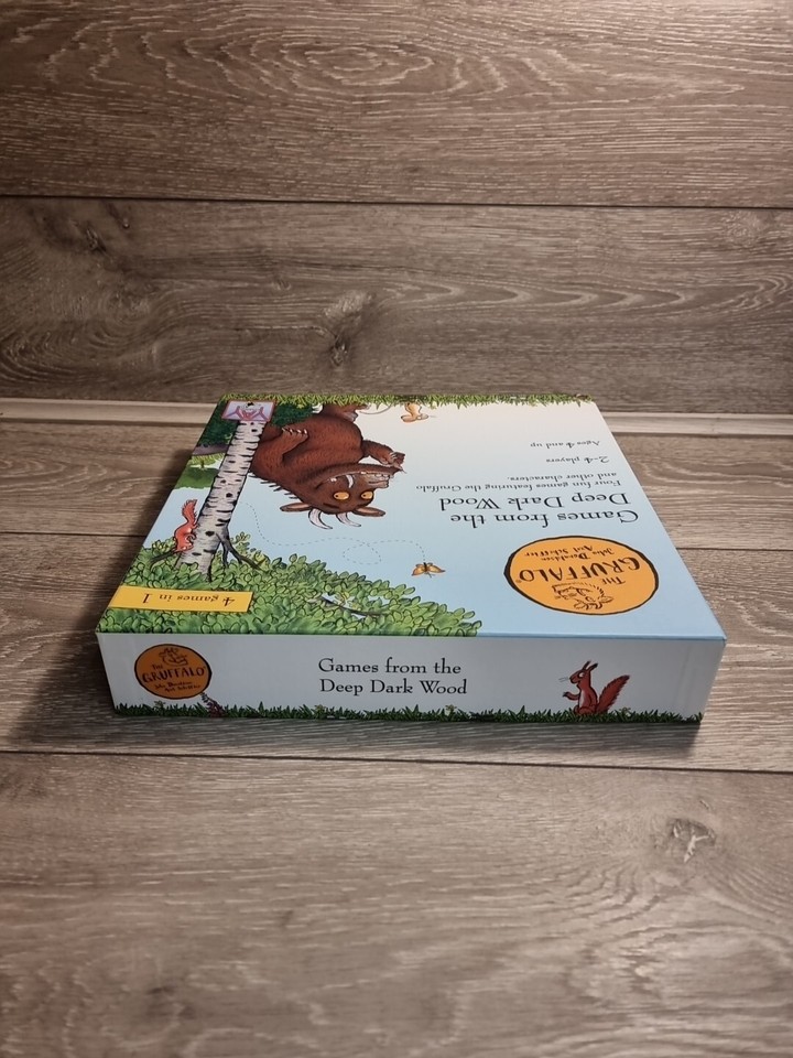 The Gruffalo Games From The Deep Dark Wood Board Game 4 Games in 1 ...