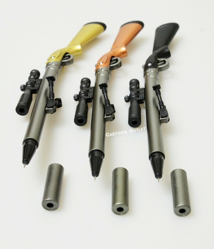 Novelty Gun Pen Collectable Rifle Shaped Ink Pen Man Cave Office ...