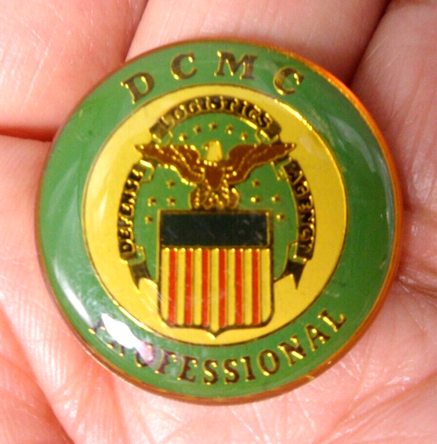 Vtg DCMC Pin Professional Defense Contract Management Logistics Agency ...