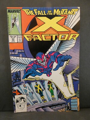 MARVEL COMIC X FACTOR THE FALL OF THE MUTANTS ISSUE #24 | eBay