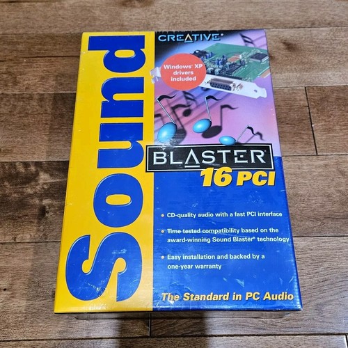 Creative Sound Blaster 16 PCI SB 4740, New, Sealed. | eBay