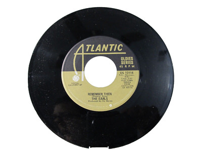 45 RECORD - THE EARLS - REMEMBER THEN | eBay