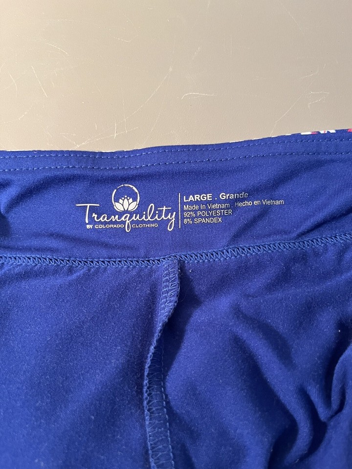 Tranquility Skort Size L Tapestry Colorado Clothing Blue Pink White. | eBay