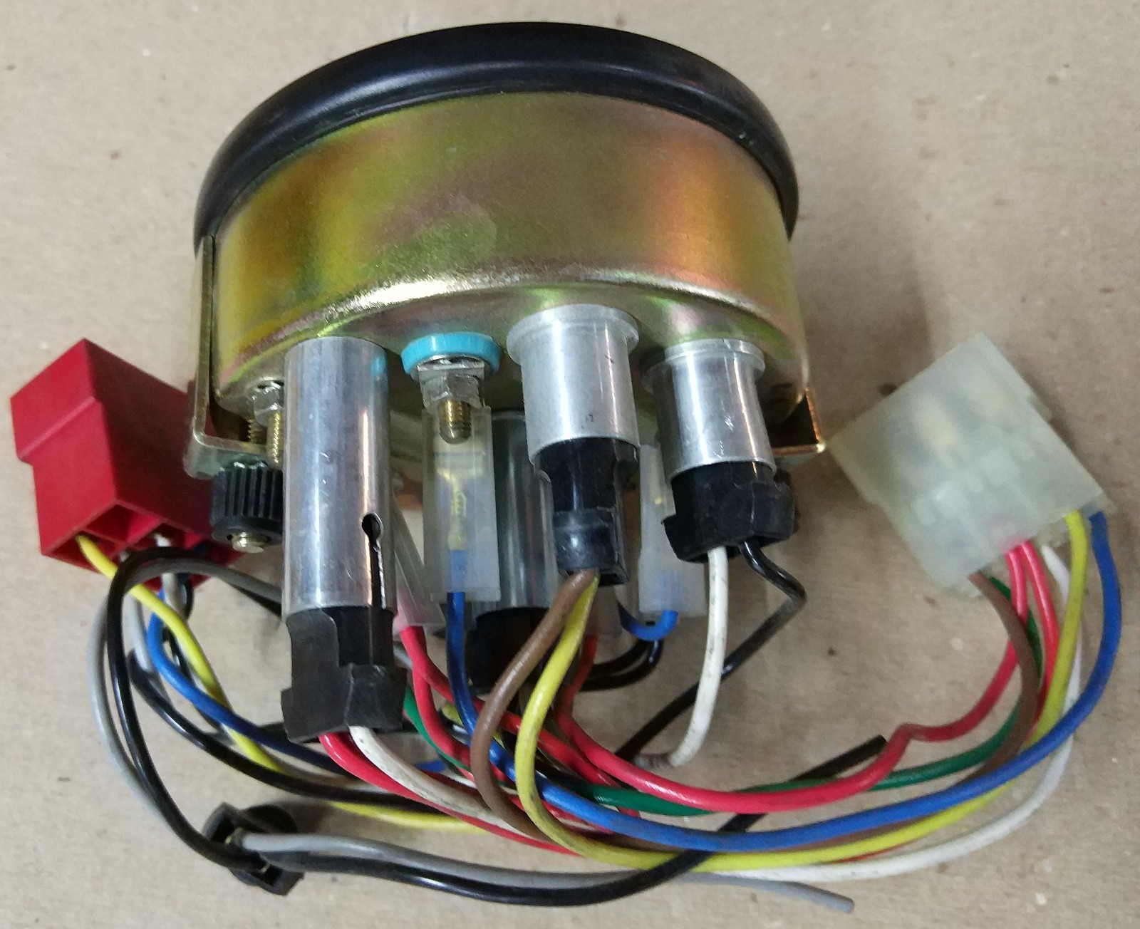 AST Temperature and Fuel Gauge Vintage... maybe Nissan or Ebro 24V 90MM ...