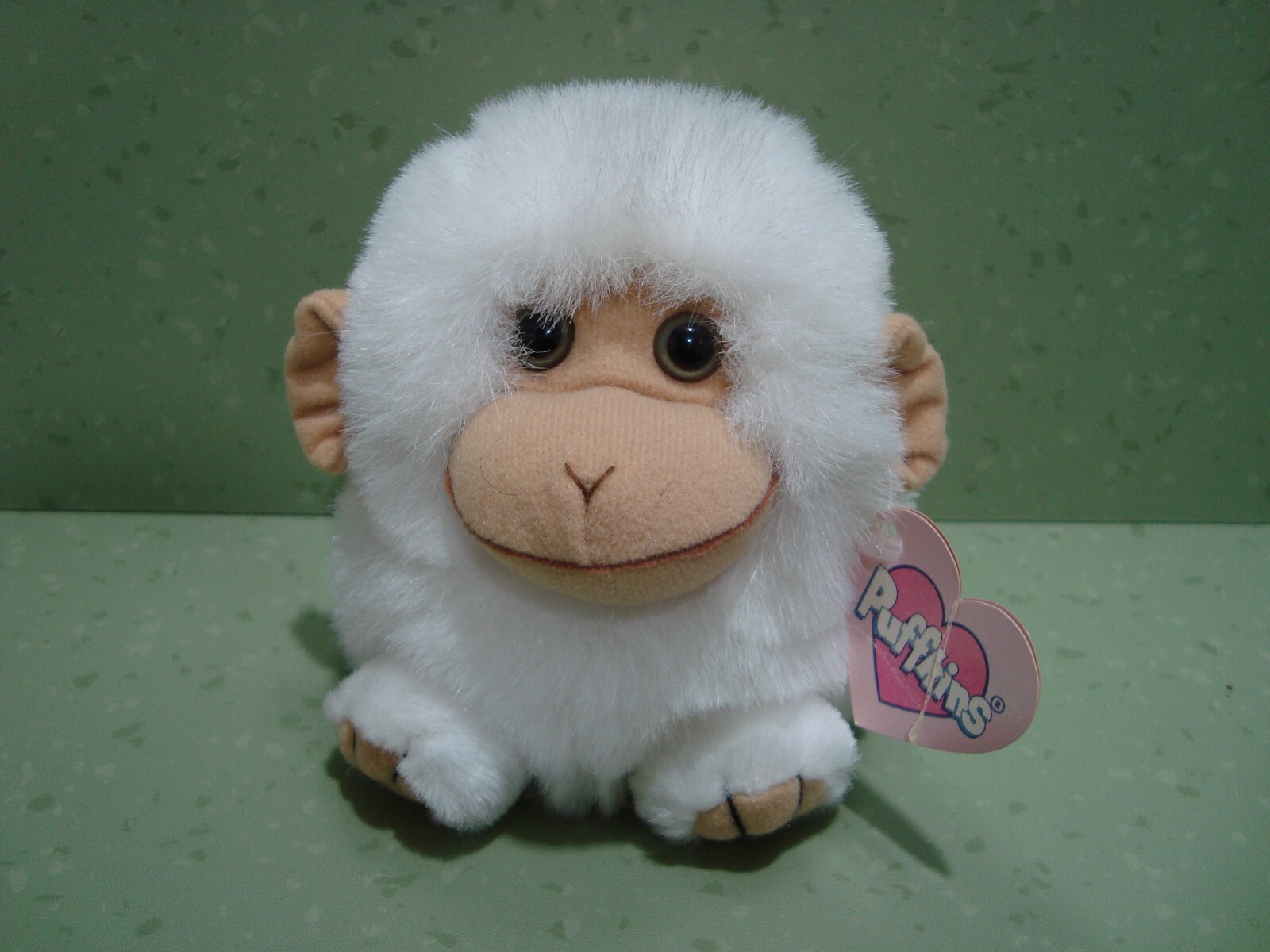 Vintage Puffkins Swibco 6" Plush Trixy White Monkey Stuffed Animal | eBay