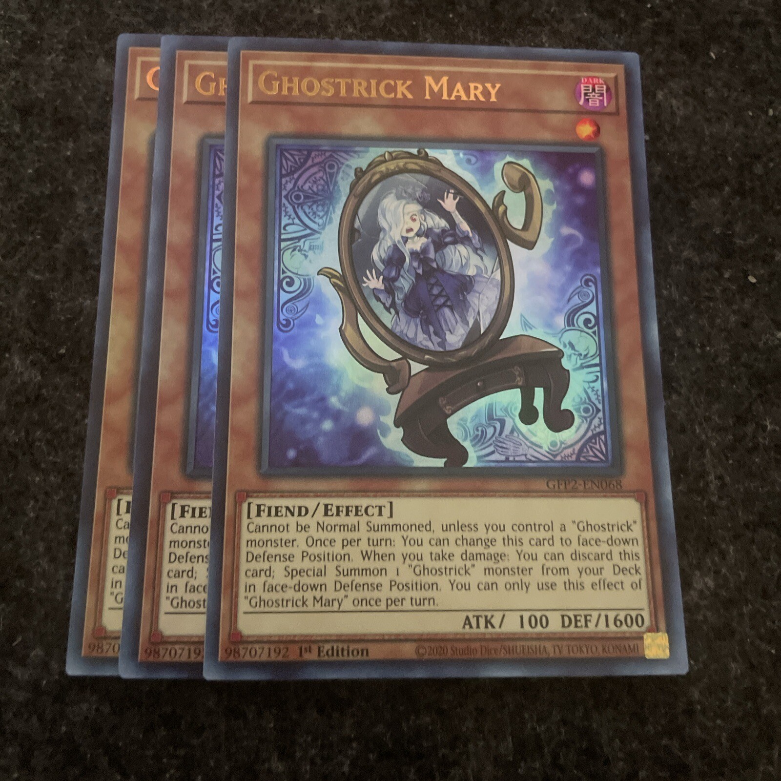 Yugioh! 3x GHOSTRICK MARY GFP2-EN068 ULTRA Yu-Gi-Oh! | eBay