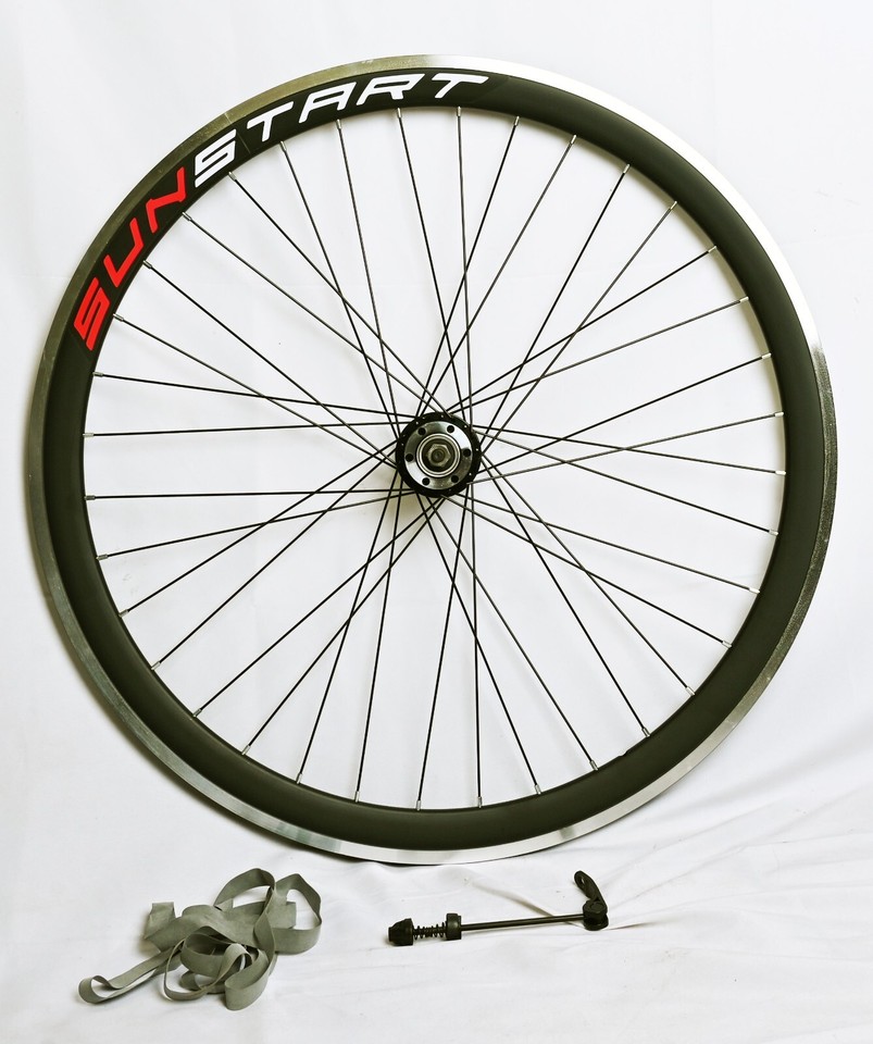 700C Road Bike Wheel Disc/Rim Brake with Bearing Alloy Hub 40Mm Depth ...