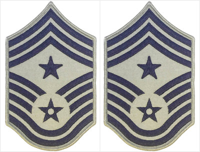 Air Force Command Chief Master Sergeant Rank Female Chevron ABU Patches ...