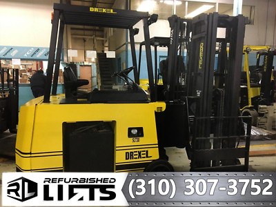 DREXEL SLT30 3 Stage 90 Degree Man-Down Electric Turret Forklifts LOW ...