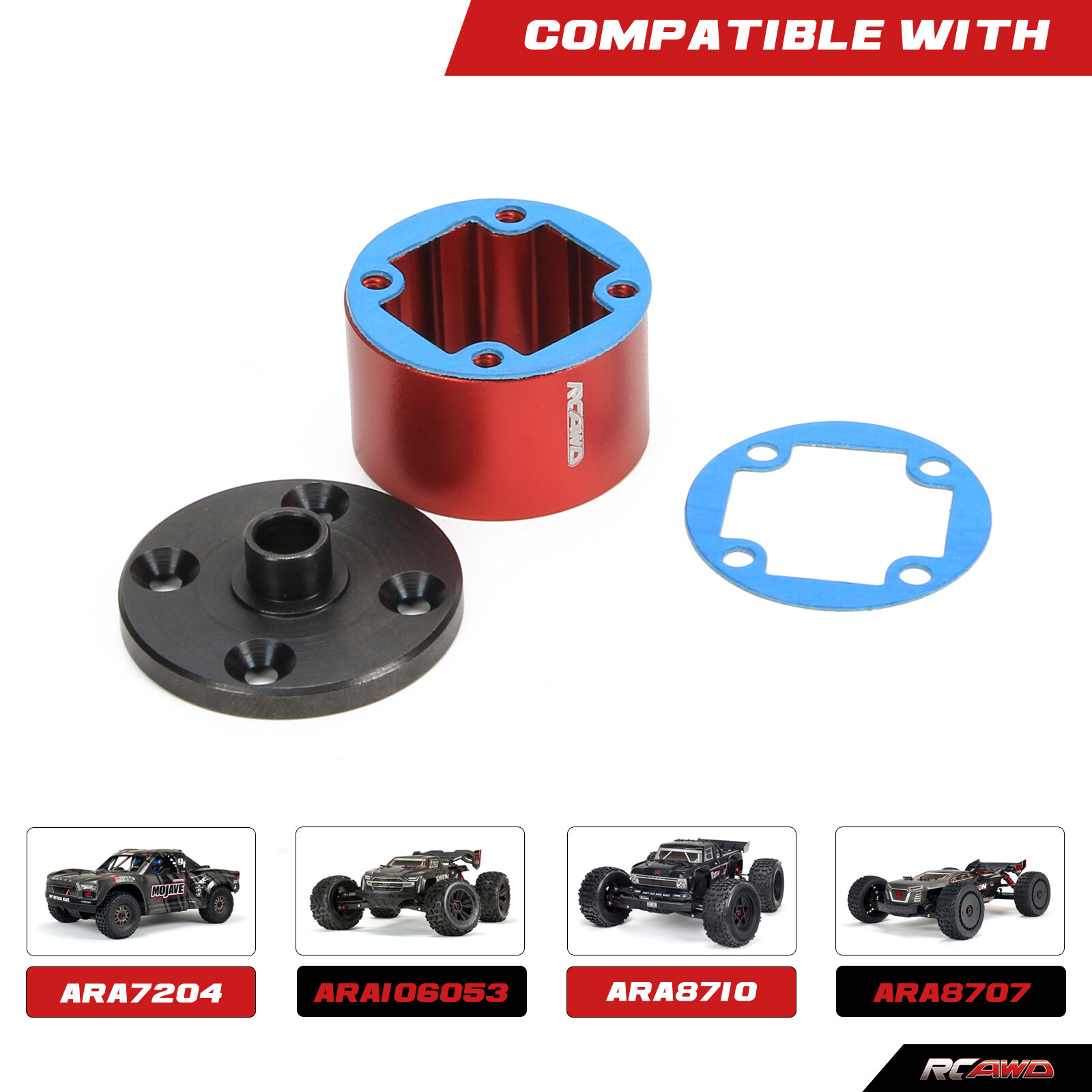 Alloy Diff Case (29mm) for Arrma 6S Kraton Outcast Talion Mojave EXB Upgrades | eBay UK