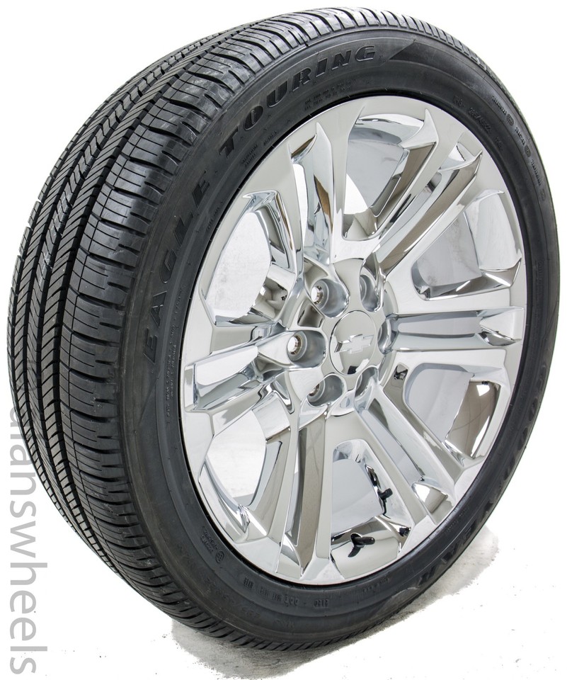4 NEW Chevy Silverado Avalanche Factory OEM Chrome 22” Wheels Rims ...