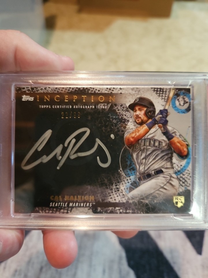 2022 TOPPS INCEPTION SILVER SIGNINGS CAL RALEIGH Rc Pop 1 PSA 10 Auto ...