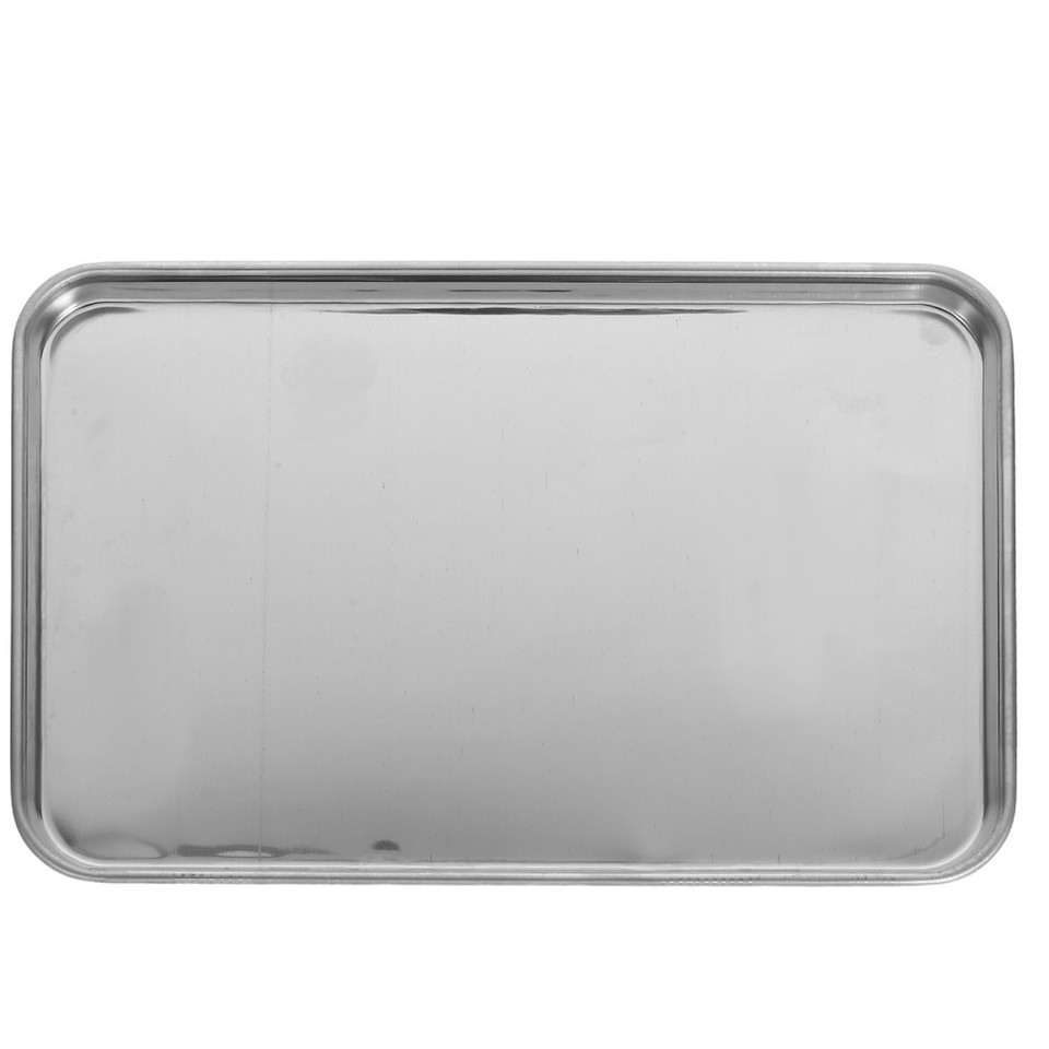 4 Pcs Stainless Steel Food Trays Elegant Roasting Plates For Food ...