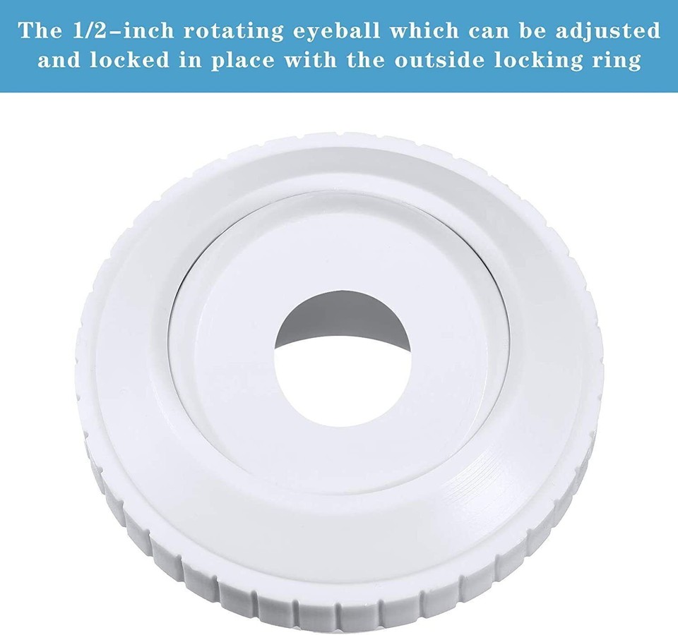 1-6 Universal Swimming Pool Nozzle Pool Spout Fitting Spa 180° Return ...