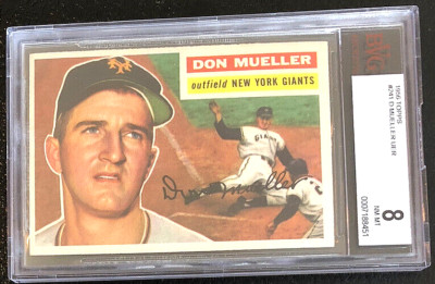 1956 TOPPS #241 DON MUELLER BVG 8 NM-MT | eBay