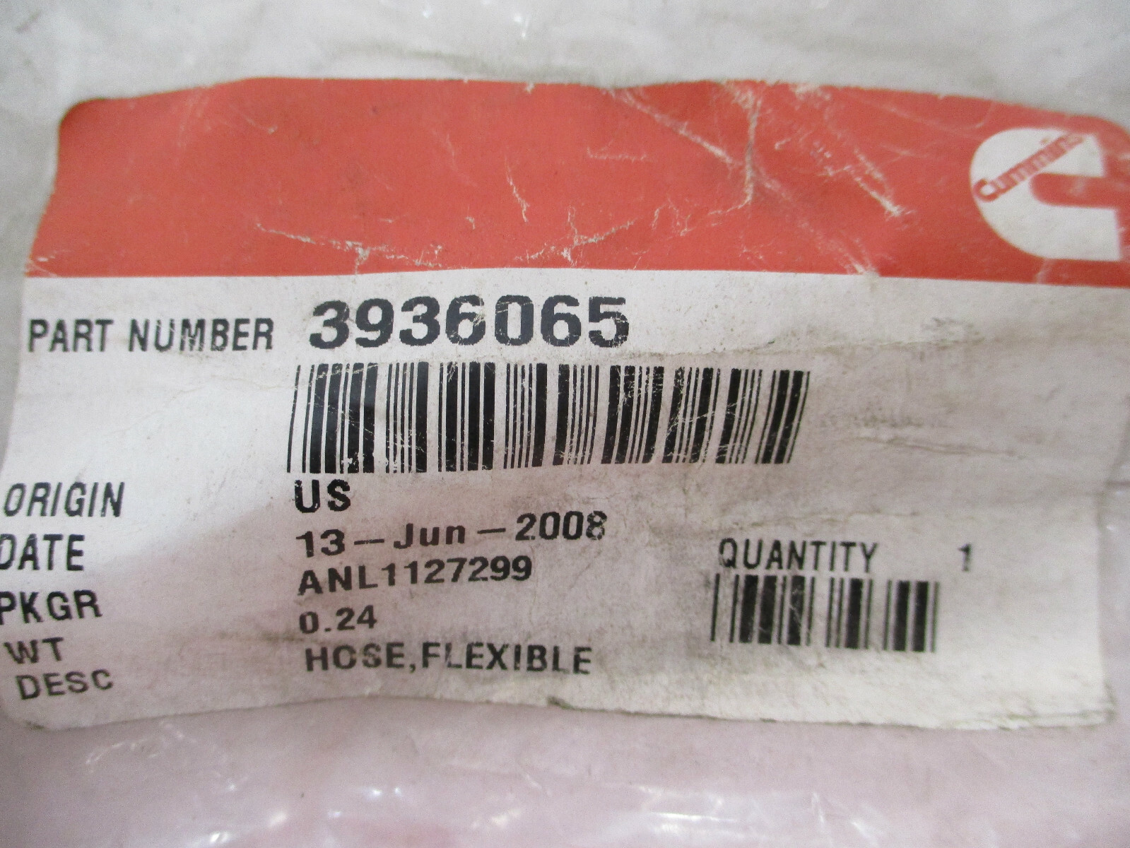 3936065 CUMMINS FLEXIBLE FUEL LINE GENUINE CUMMINS LINE 3936065 | eBay