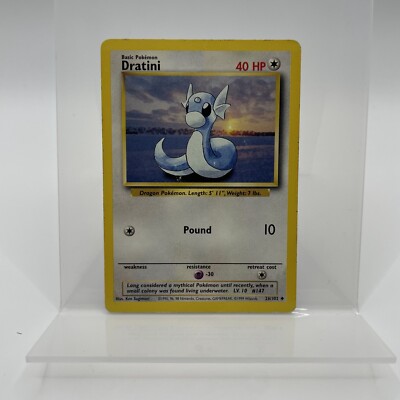 Dratini Base Set Unlimited 26/102 Vintage Pokémon Card | eBay