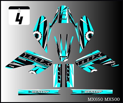 Razor MX500 MX650 graphics kit decals THICK AND HIGH GLOSS | eBay
