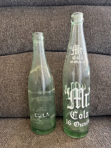 2 Royal Crown RC Cola 1936, Pyramids & Mr Cola Glass Bottles | eBay