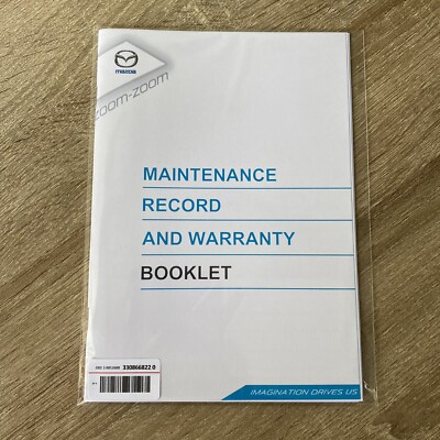 NEW BLANK MAZDA SERVICE LOG BOOK BOOKLET | eBay Australia