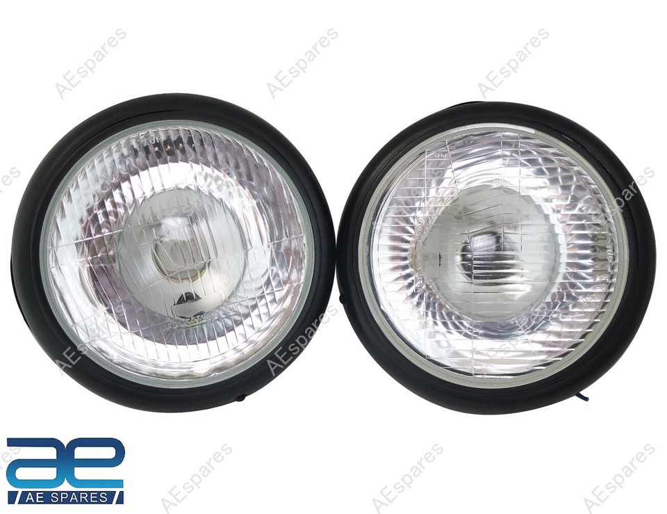 Headlight Head Lamp Pair LH & RH Fits For Willys Jeeps J2A 3A 3B CJ5 ...