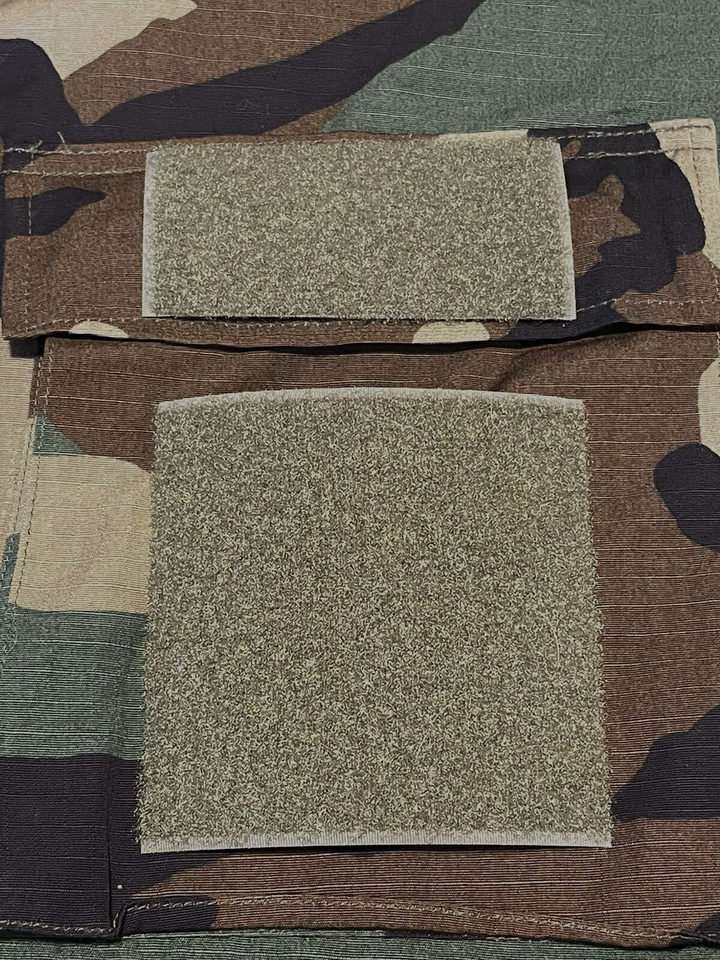 DIY Raid Mod Hook & Loop Patch Set Green Morale 4pc M81 Woodland Ranger ...