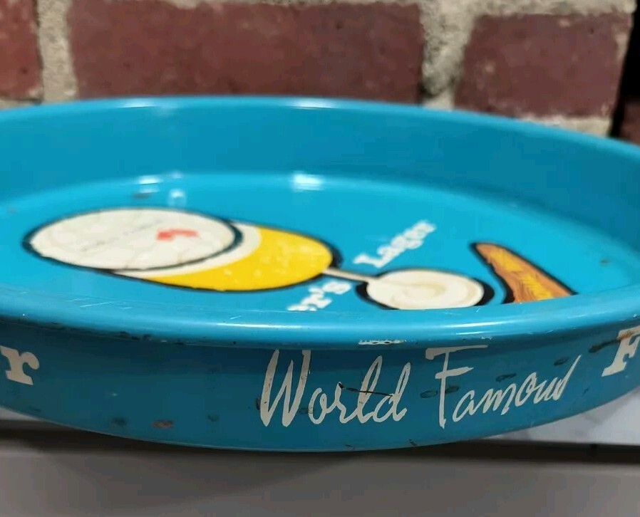 Vintage Fosters Lager Metal Beer Tray Australia Sign Bar Man Cave ...