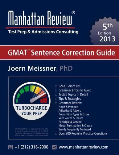 Manhattan Review GMAT Sentence Correction Guide [5th Edition ...