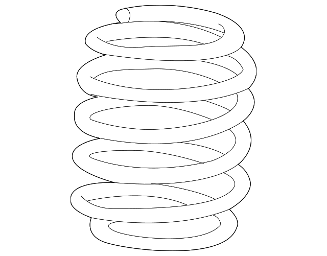 Genuine Mopar Coil Spring 05168033AA | eBay