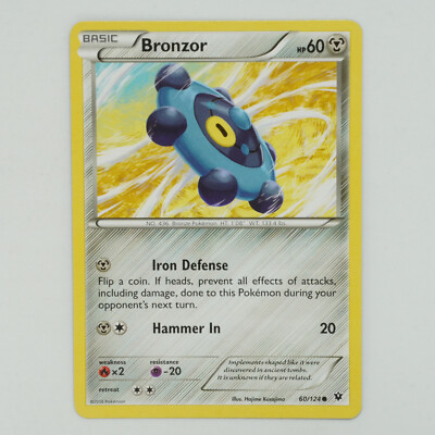 Bronzor 60/124 Common XY: Fates Collide Pokemon Card | eBay