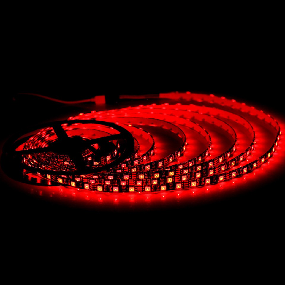 16.4ft RGB LED Strip Waterproof 5050 Ribbon Light Kit for Home Party ...