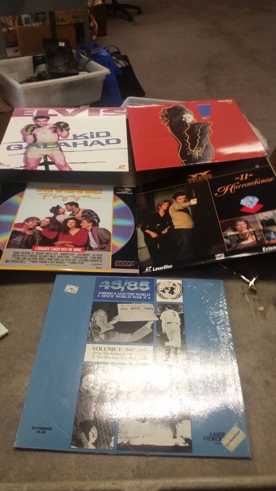 Lot of 10 of Assorted Laserdiscs Movies Music Videos Titles LD | eBay