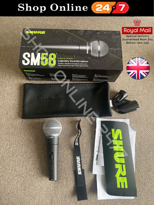 Shure SM58S with On/Off Switch Dynamic Vocal Microphone | 1 Year Warranty | U.K | eBay UK
