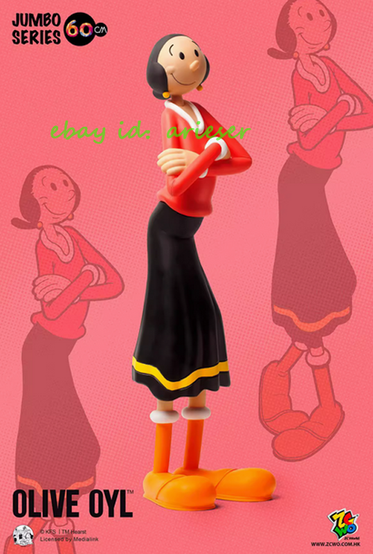 Zcwo Popeye Girlfriend Olive Oyl Jumbo Series The 90th Anniversary Ver ...